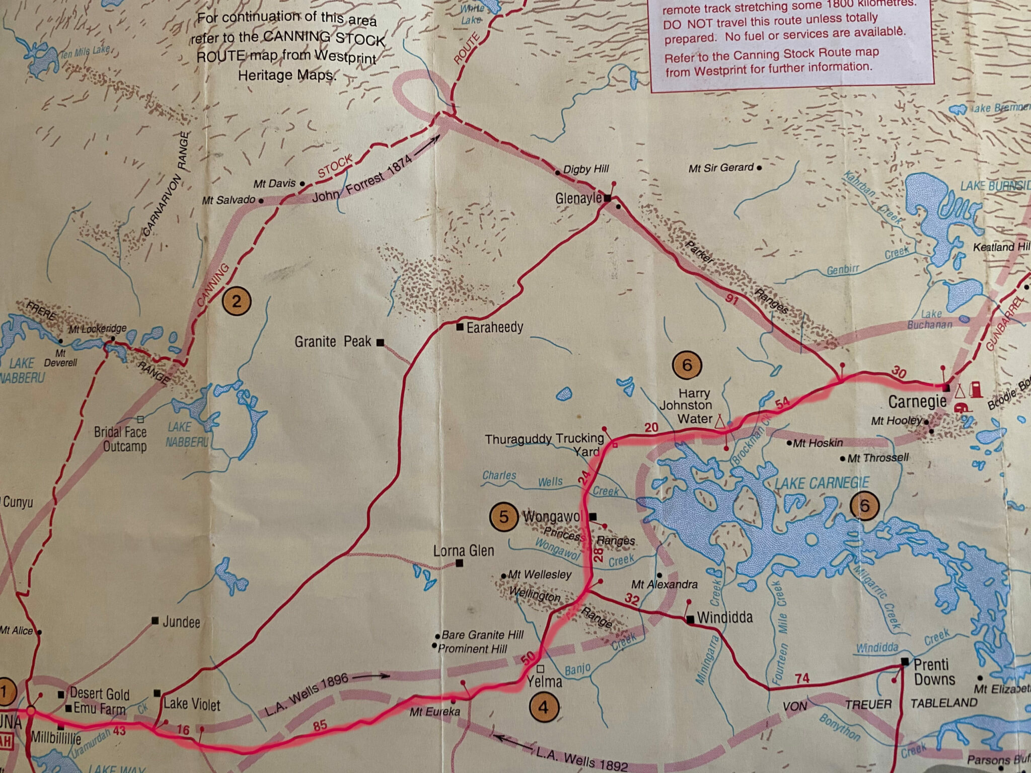 The Gunbarrel Highway by bicycle - Mark's Stuff